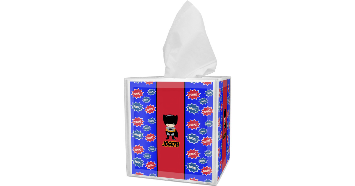 Custom Superhero Tissue Box Cover (Personalized) | YouCustomizeIt