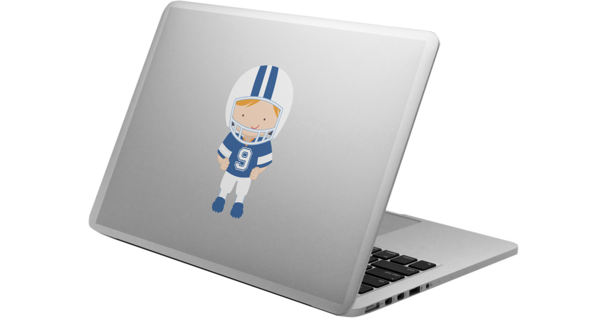 Custom Football Laptop Decal (Personalized) | YouCustomizeIt