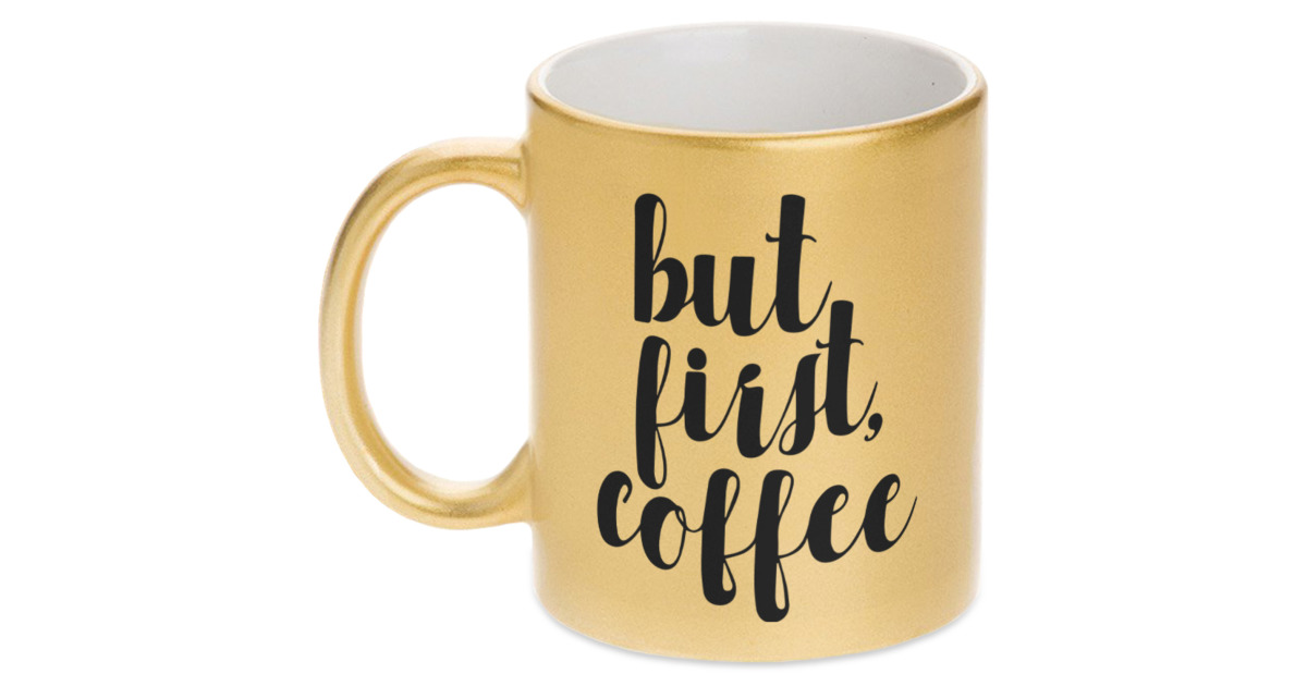 Custom Coffee Addict Metallic Mug | YouCustomizeIt