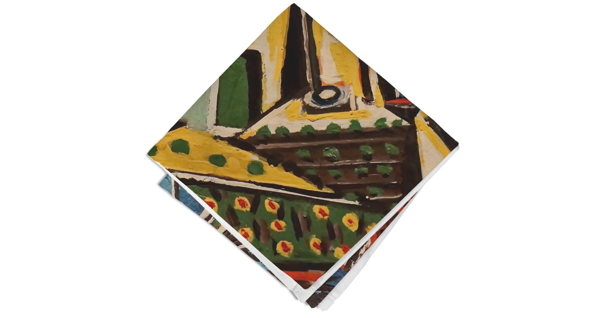 Custom Mediterranean Landscape by Pablo Picasso Cloth Napkin ...