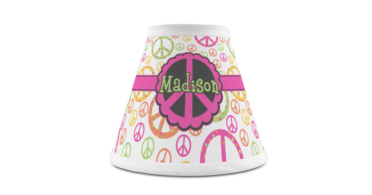 Custom Peace Sign Chandelier Lamp Shade (Personalized) | YouCustomizeIt
