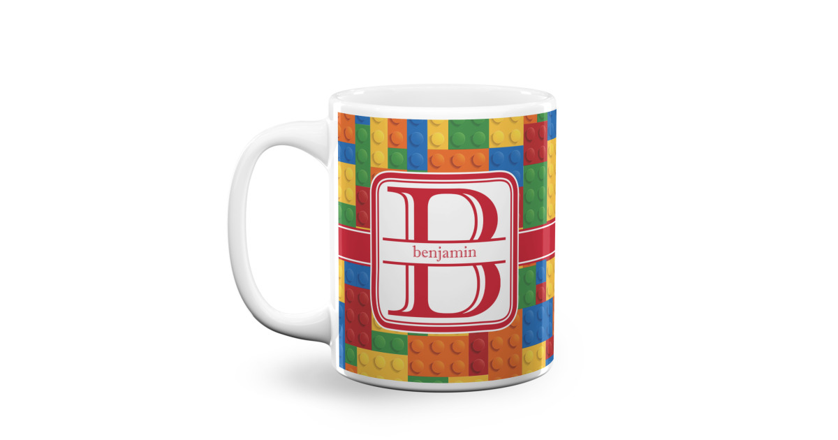 Custom Building Blocks Coffee Mug (Personalized) | YouCustomizeIt
