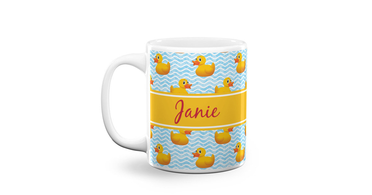 Custom Rubber Duckie Coffee Mug (Personalized) | YouCustomizeIt