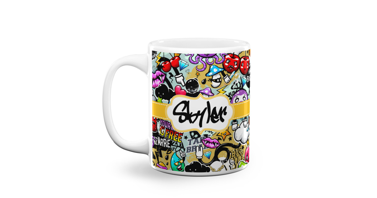 Custom Graffiti Coffee Mug (Personalized) | YouCustomizeIt