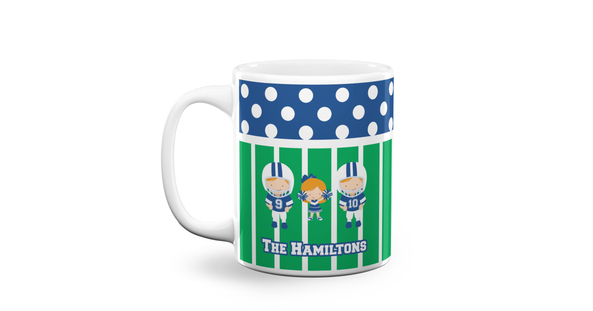 Custom Football Coffee Mug (Personalized) | YouCustomizeIt