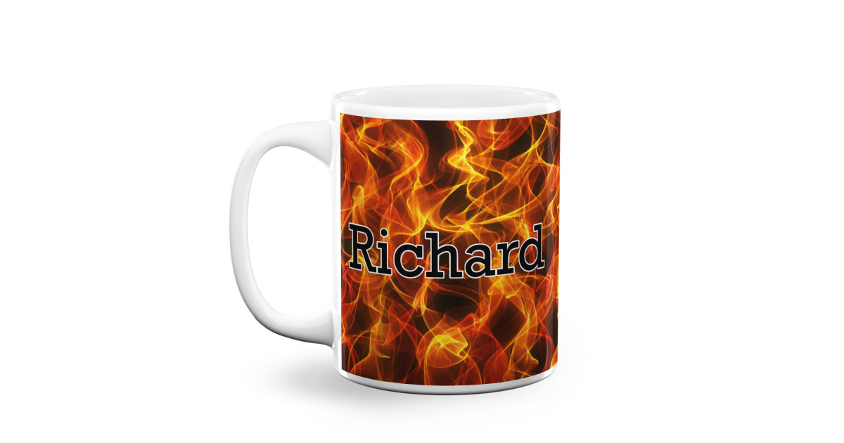 Custom Fire Coffee Mug (Personalized) | YouCustomizeIt