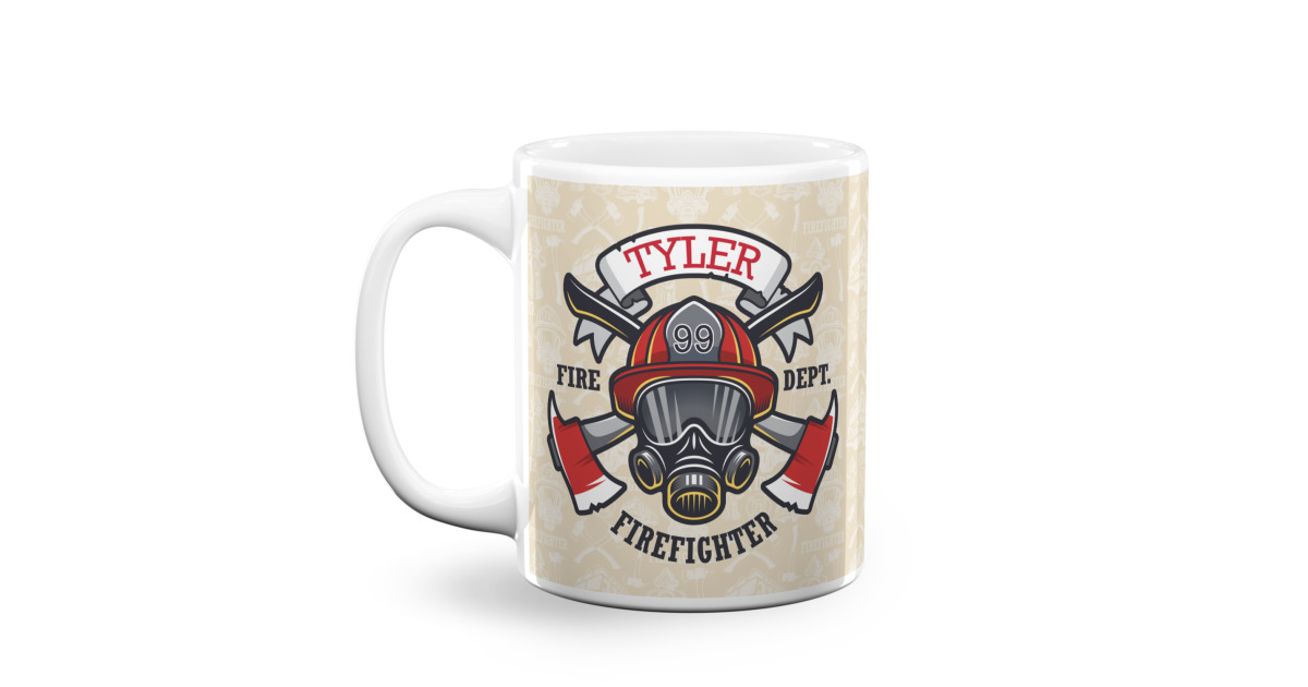 Custom Firefighter Coffee Mug (Personalized) | YouCustomizeIt