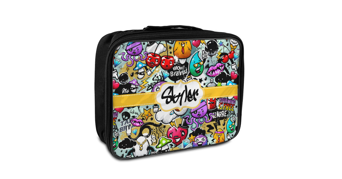 Custom Graffiti Insulated Lunch Bag (Personalized) | YouCustomizeIt