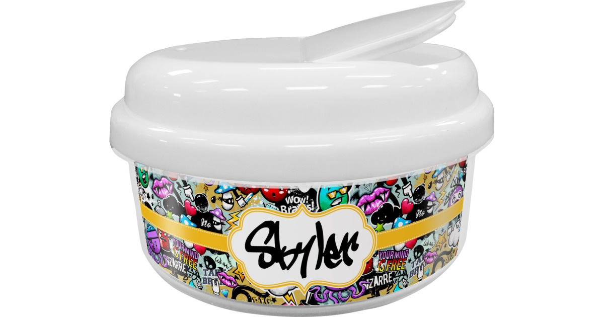 Custom Graffiti Snack Container (Personalized) | YouCustomizeIt