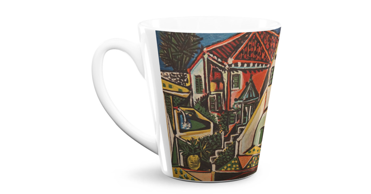 Custom Mediterranean Landscape by Pablo Picasso 12 Oz Latte Mug ...