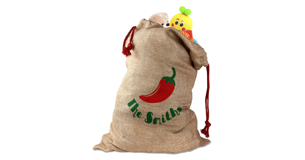 Custom Chili Peppers Santa Sack (Personalized) | YouCustomizeIt