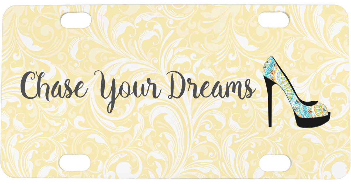 Custom High Heels Mini/Bicycle License Plate | YouCustomizeIt