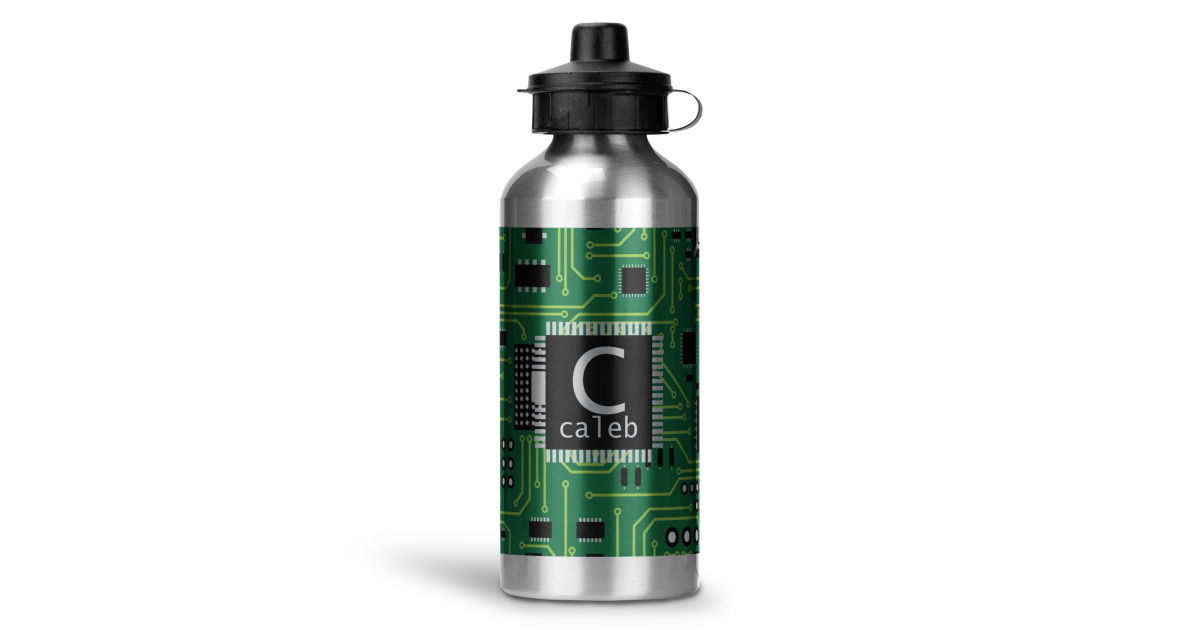 Custom Circuit Board Water Bottles - 20 oz - Aluminum (Personalized ...