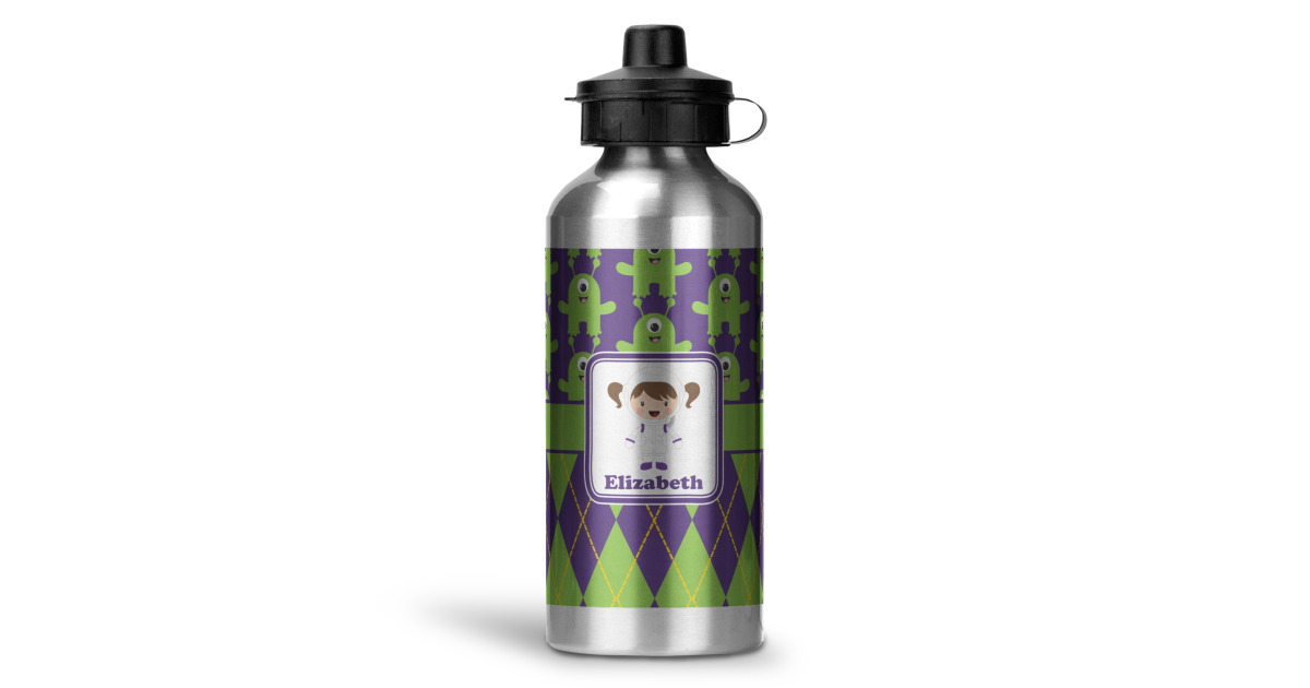 Custom Astronaut, Aliens & Argyle Water Bottles - 20 oz - Aluminum ...