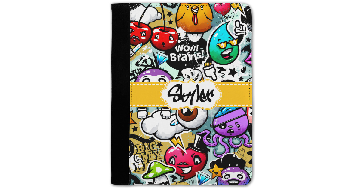 Custom Graffiti Notebook Padfolio w/ Name or Text | YouCustomizeIt
