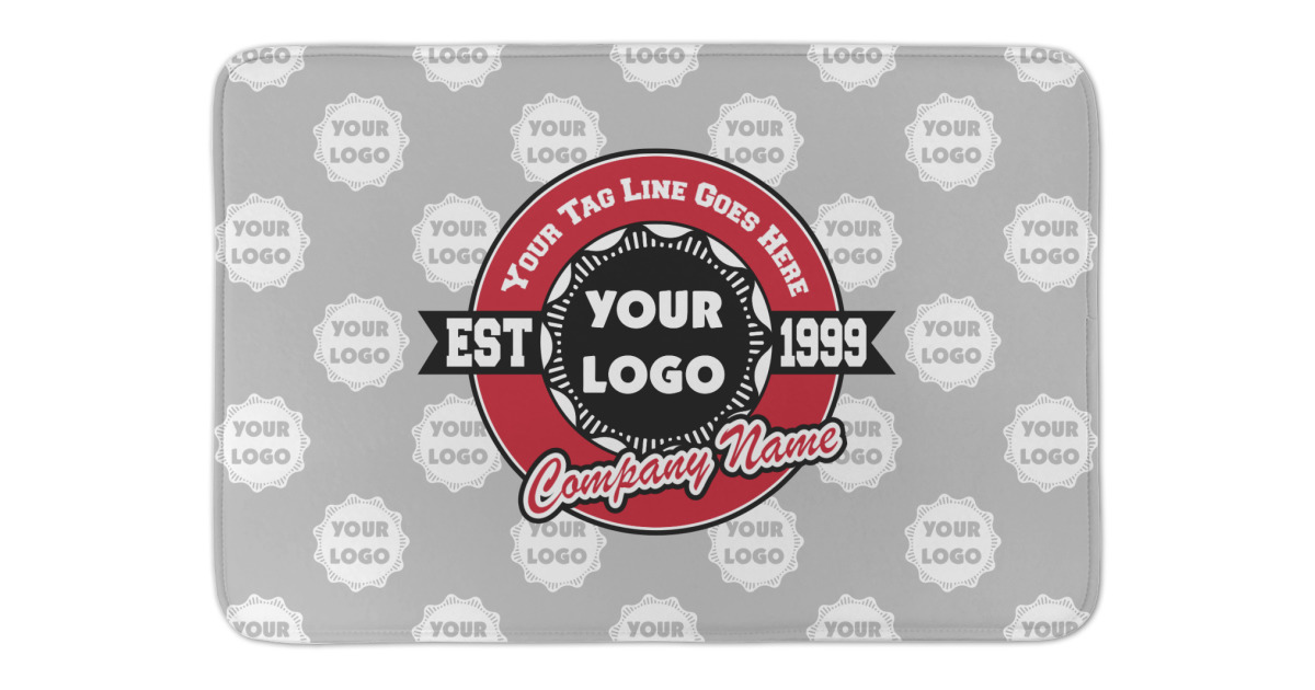 Custom Logo & Tag Line Anti-Fatigue Kitchen Mat w/ Logos | YouCustomizeIt