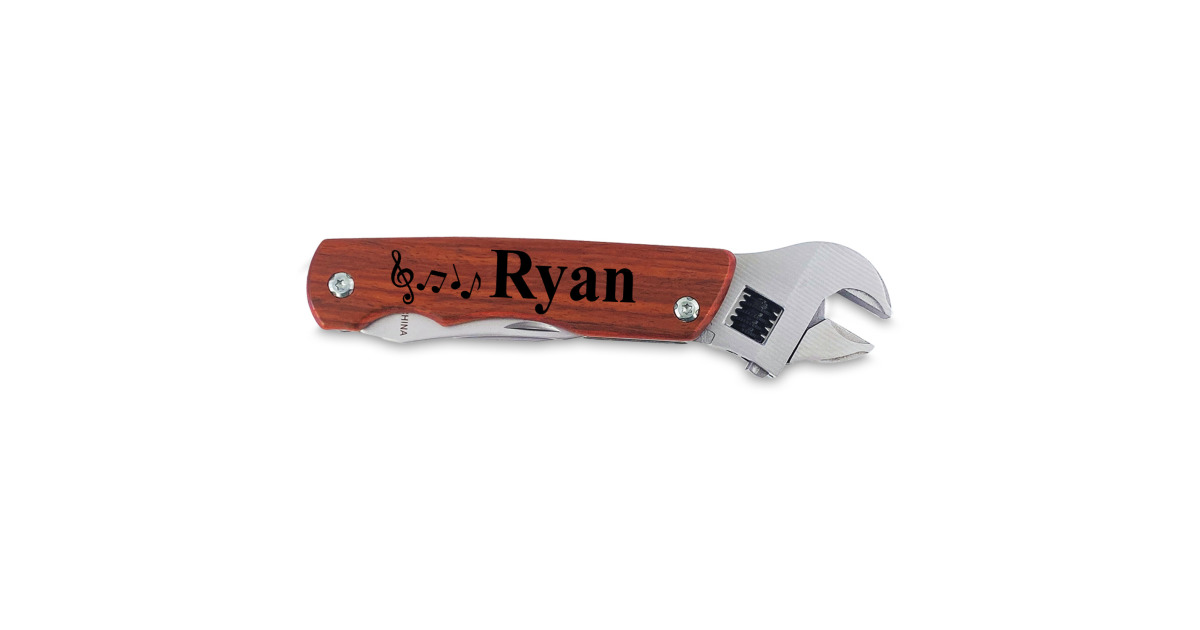 Custom Musical Notes Wrench Multi-Tool (Personalized) | YouCustomizeIt