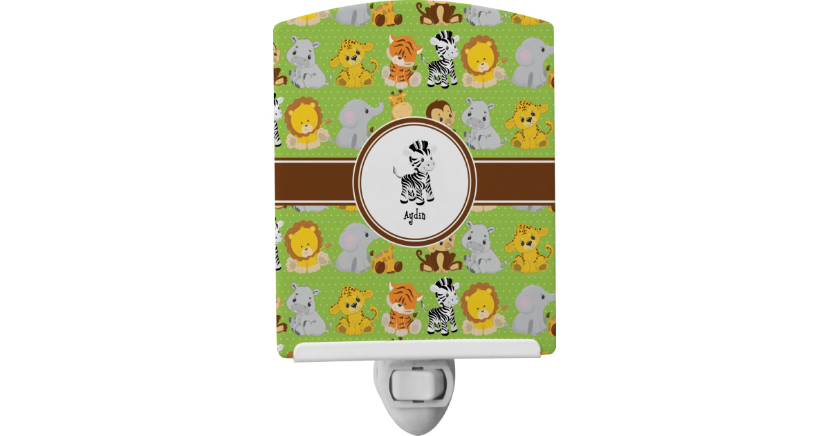 Custom Safari Ceramic Night Light (Personalized) | YouCustomizeIt