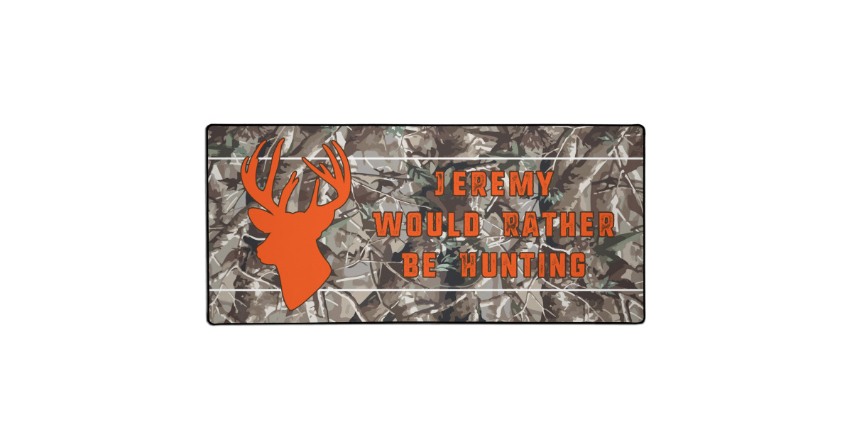 Custom Hunting Camo Gaming Mouse Pad (Personalized) | YouCustomizeIt