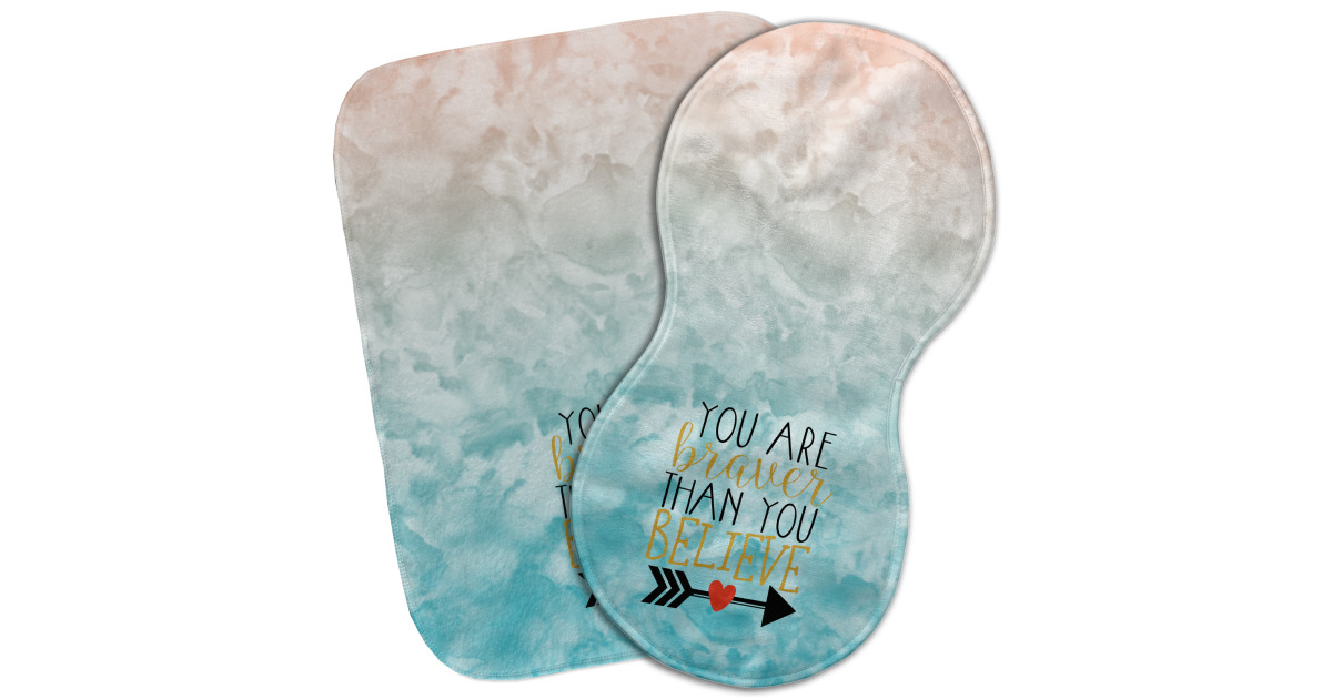 Custom Inspirational Quotes Burp Cloth | YouCustomizeIt