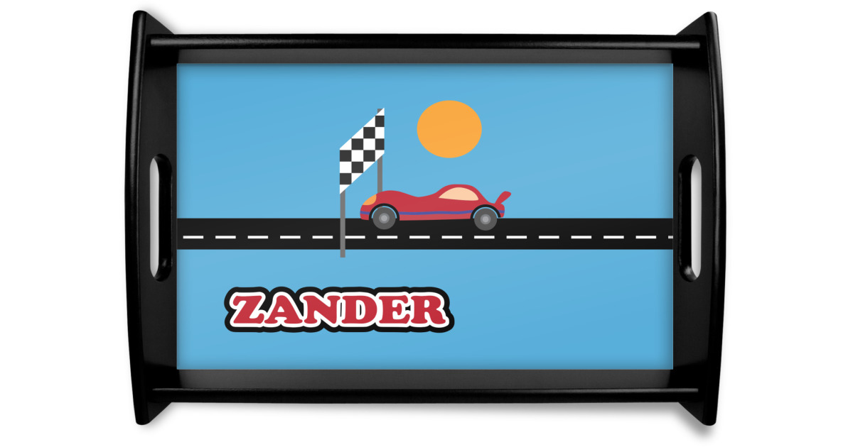 Custom Race Car Wooden Tray (Personalized) | YouCustomizeIt