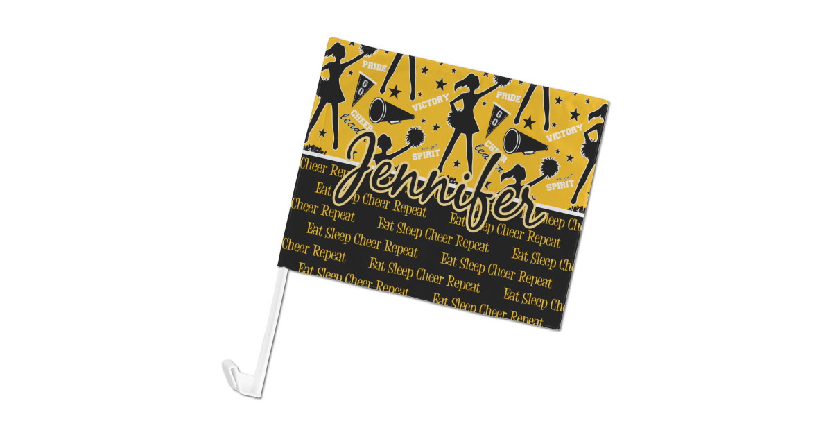 Custom Cheer Car Flag (Personalized) | YouCustomizeIt