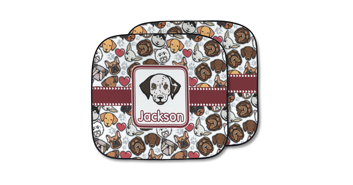 Custom Dog Faces Car Sun Shade - Two Piece (Personalized) | YouCustomizeIt