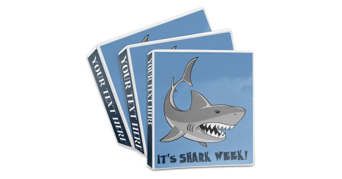 Custom Sharks 3-Ring Binder (Personalized) | YouCustomizeIt