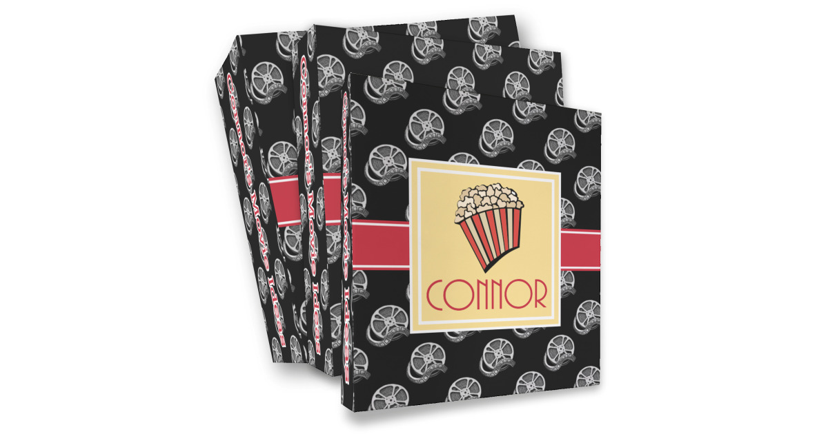 Custom Movie Theater 3 Ring Binder - Full Wrap (Personalized ...