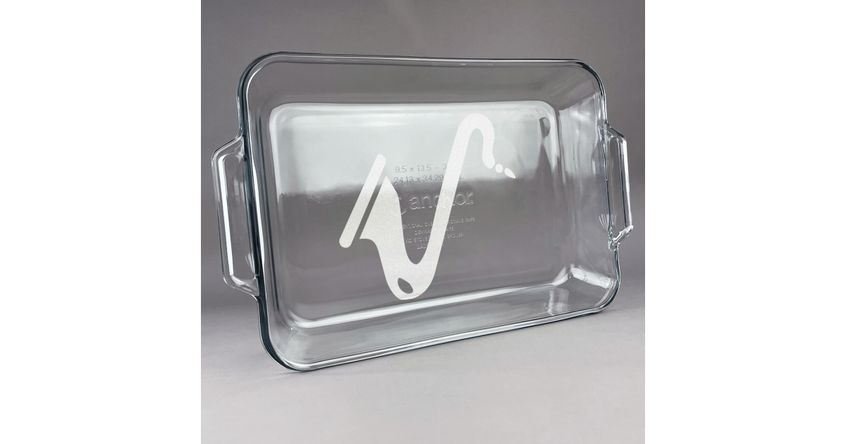 Custom Musical Instruments Glass Baking Dish - 13in x 9in | YouCustomizeIt