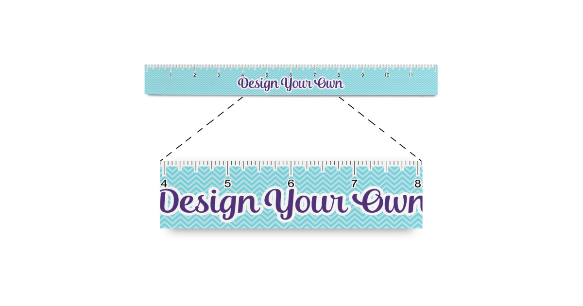 Custom Plastic Rulers - 12" | Design & Preview Online | YouCustomizeIt