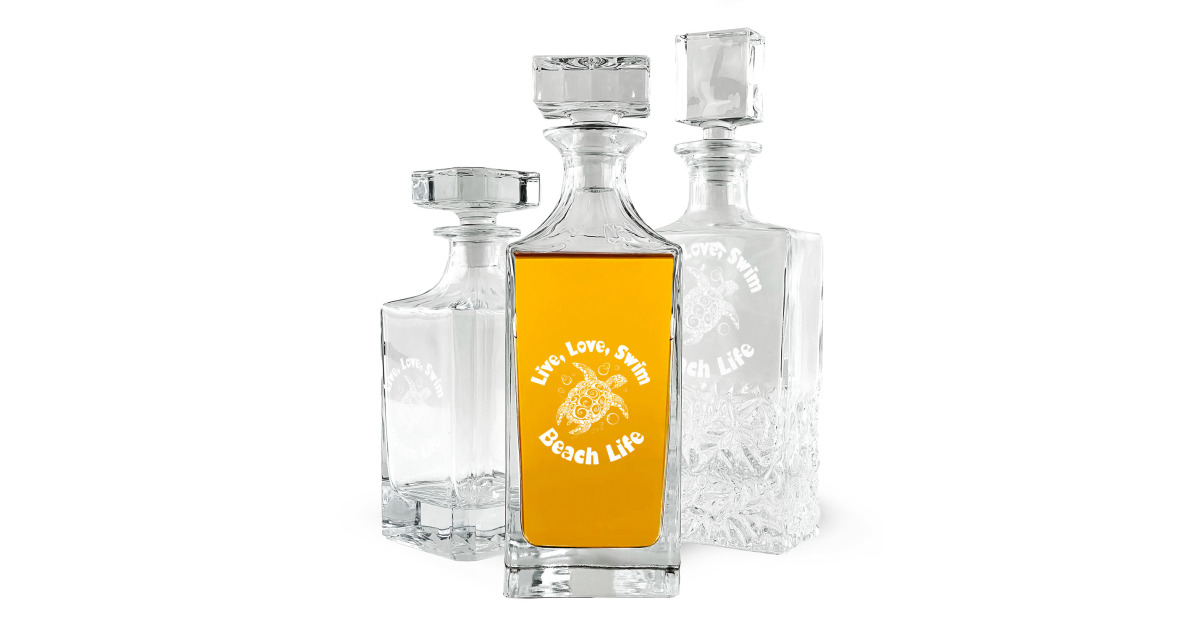 Custom Sea Turtles Whiskey Decanter | YouCustomizeIt