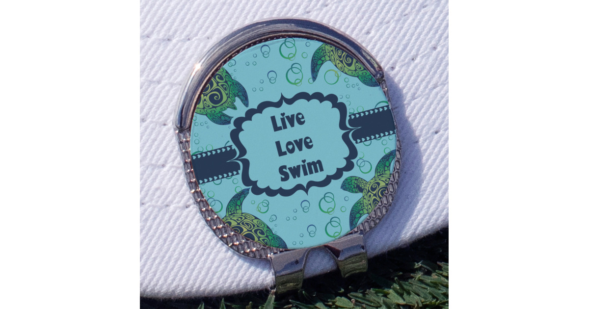 Custom Sea Turtles Golf Ball Marker - Hat Clip | YouCustomizeIt