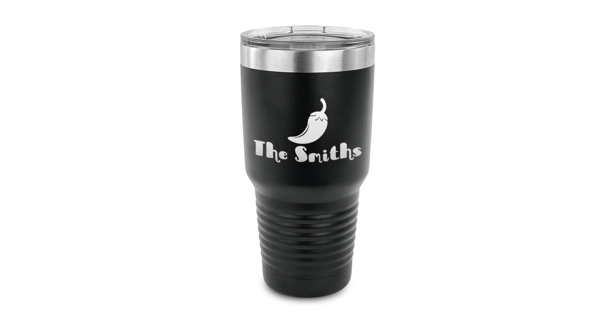 Custom Chili Peppers 30 oz Stainless Steel Tumbler (Personalized ...