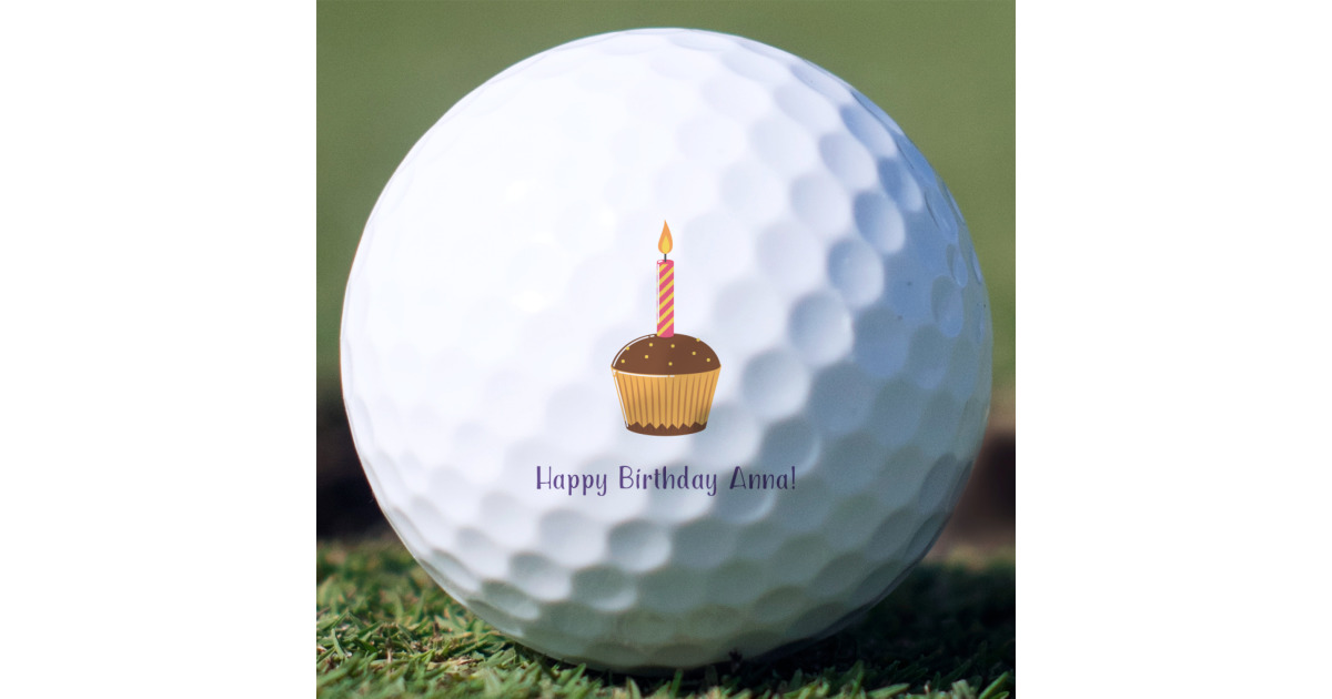 Custom Happy Birthday Golf Balls (Personalized) | YouCustomizeIt
