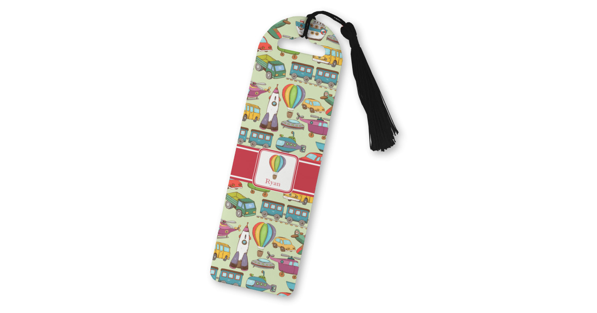 Custom Vintage Transportation Plastic Bookmark (Personalized ...