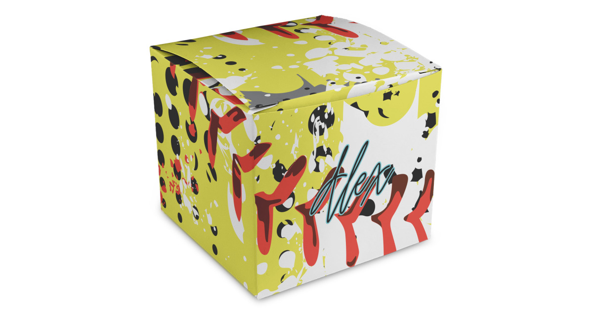 Custom Softball Cube Favor Gift Boxes (Personalized) | YouCustomizeIt