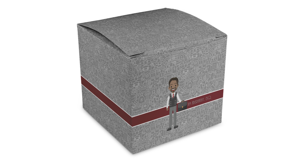Custom Lawyer / Attorney Avatar Cube Favor Gift Boxes (Personalized ...