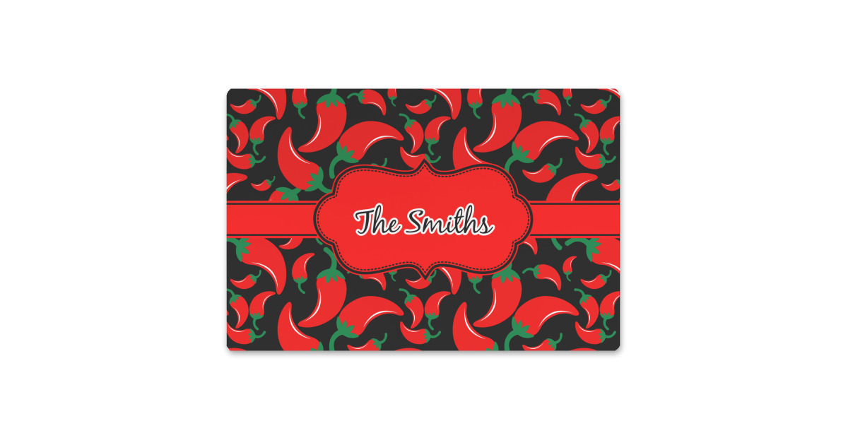 Custom Chili Peppers Large Rectangle Car Magnet (Personalized ...
