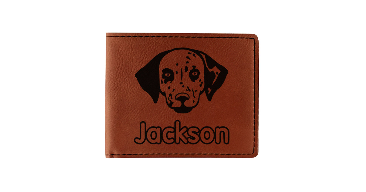 Custom Dog Faces Leatherette Bifold Wallet (Personalized) | YouCustomizeIt