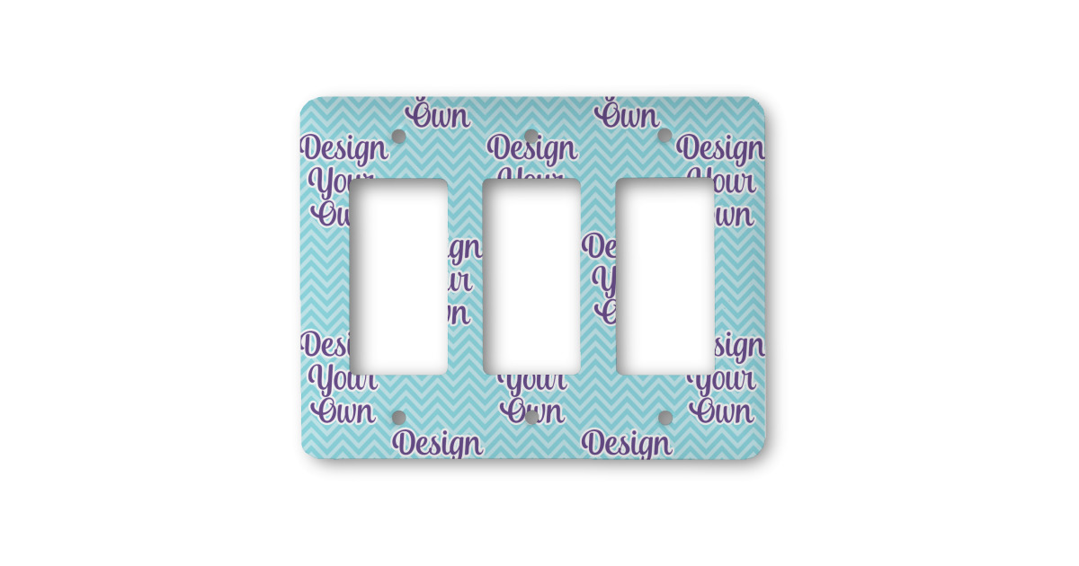 Custom Rocker Style Light Switch Covers - Three Switch | Design ...
