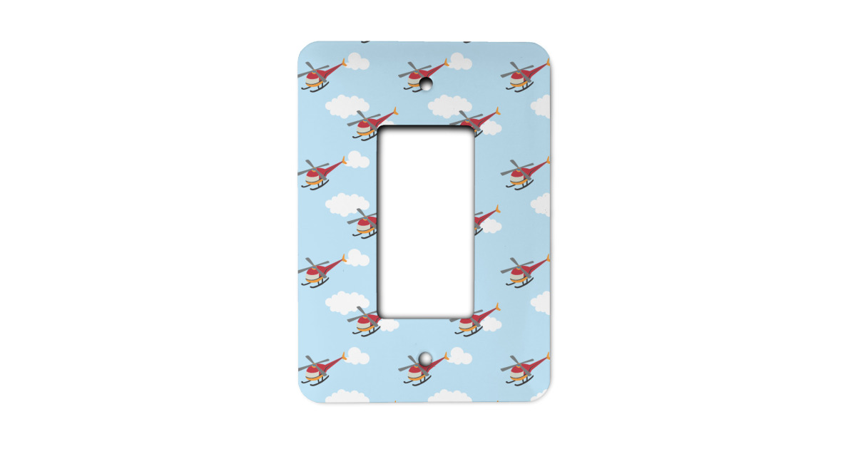 Custom Helicopter Rocker Style Light Switch Cover | YouCustomizeIt