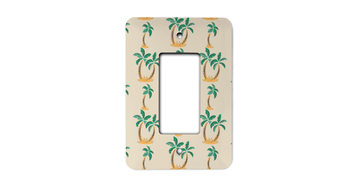 Custom Palm Trees Rocker Style Light Switch Cover | YouCustomizeIt