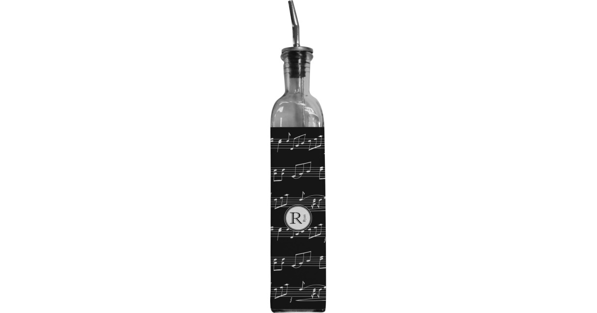 Custom Musical Notes Oil Dispenser Bottle (Personalized) | YouCustomizeIt
