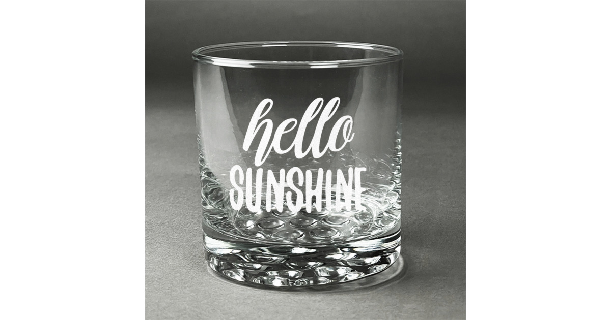 Custom Hello Quotes and Sayings Whiskey Glass - Engraved | YouCustomizeIt