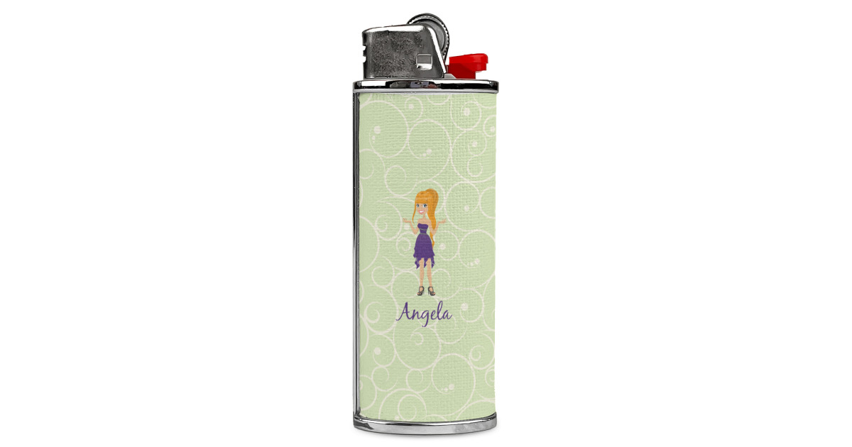 Custom Custom Character (Woman) Case for BIC Lighters (Personalized ...