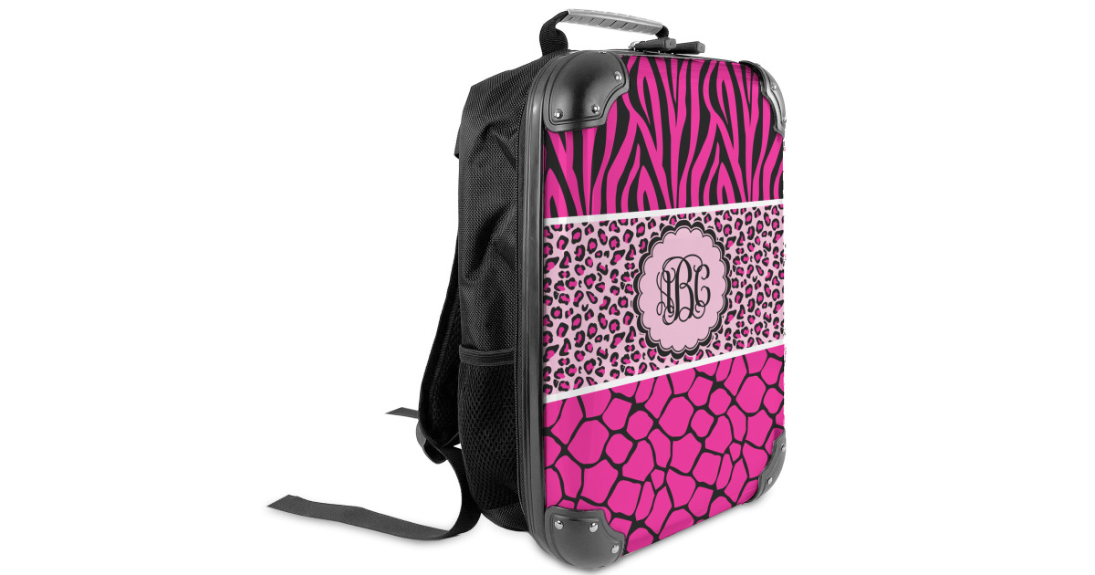 Custom Triple Animal Print Kids Hard Shell Backpack (Personalized) | YouCustomizeIt