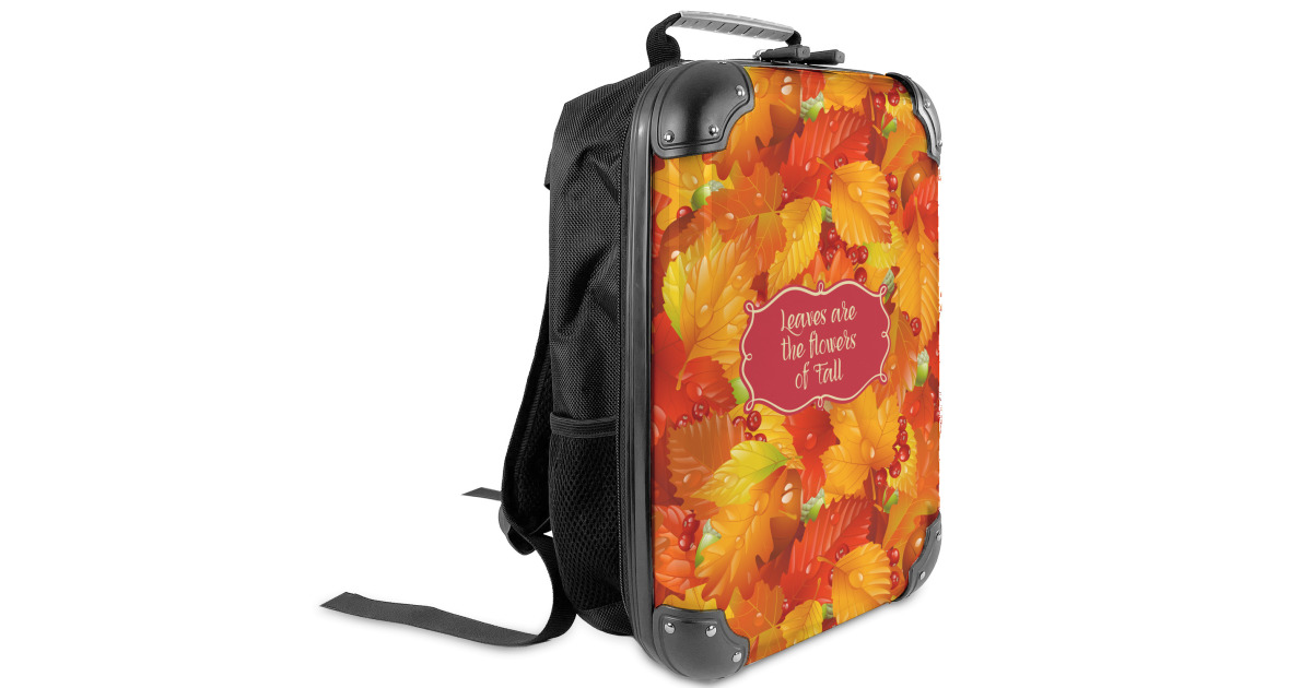 Custom Fall Leaves Kids Hard Shell Backpack | YouCustomizeIt