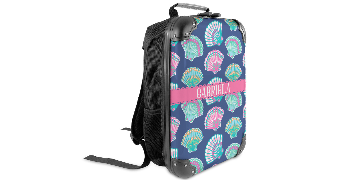 Custom Preppy Sea Shells Kids Hard Shell Backpack (Personalized ...