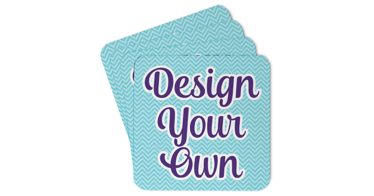 Custom Square Paper Coasters | Design & Preview Online | YouCustomizeIt